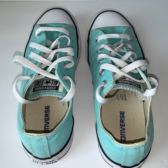Converse | Shoes | Kids Converse Chuck Taylor Oxford Light Aqua Shoe ...